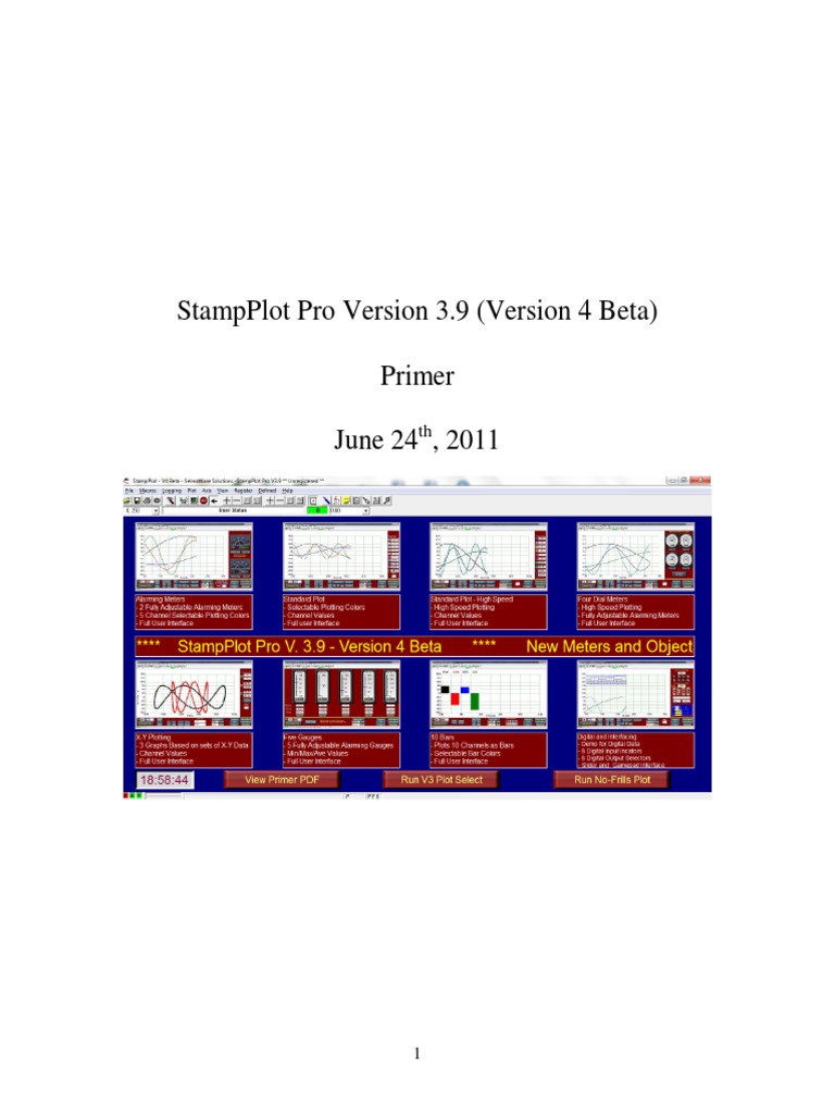 StampPlot v39 Primer | PDF | Component Object Model | Ascii
