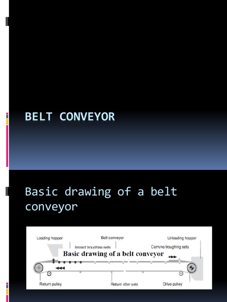 Belt Conveyor | PDF | Belt (Mechanical) | Transmission (Mechanics)