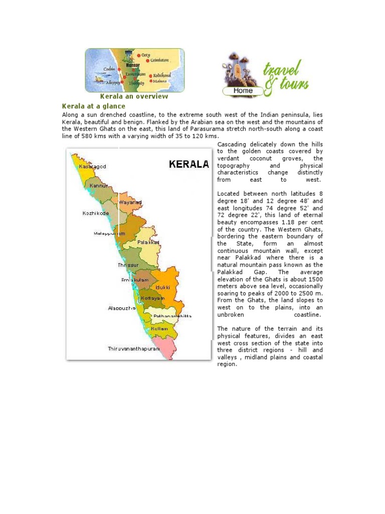 Kerala An Overview | Kerala