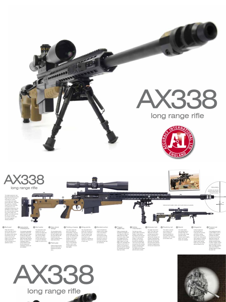 Ax338 Brochure | PDF | Trigger (Firearms) | Military Equipment