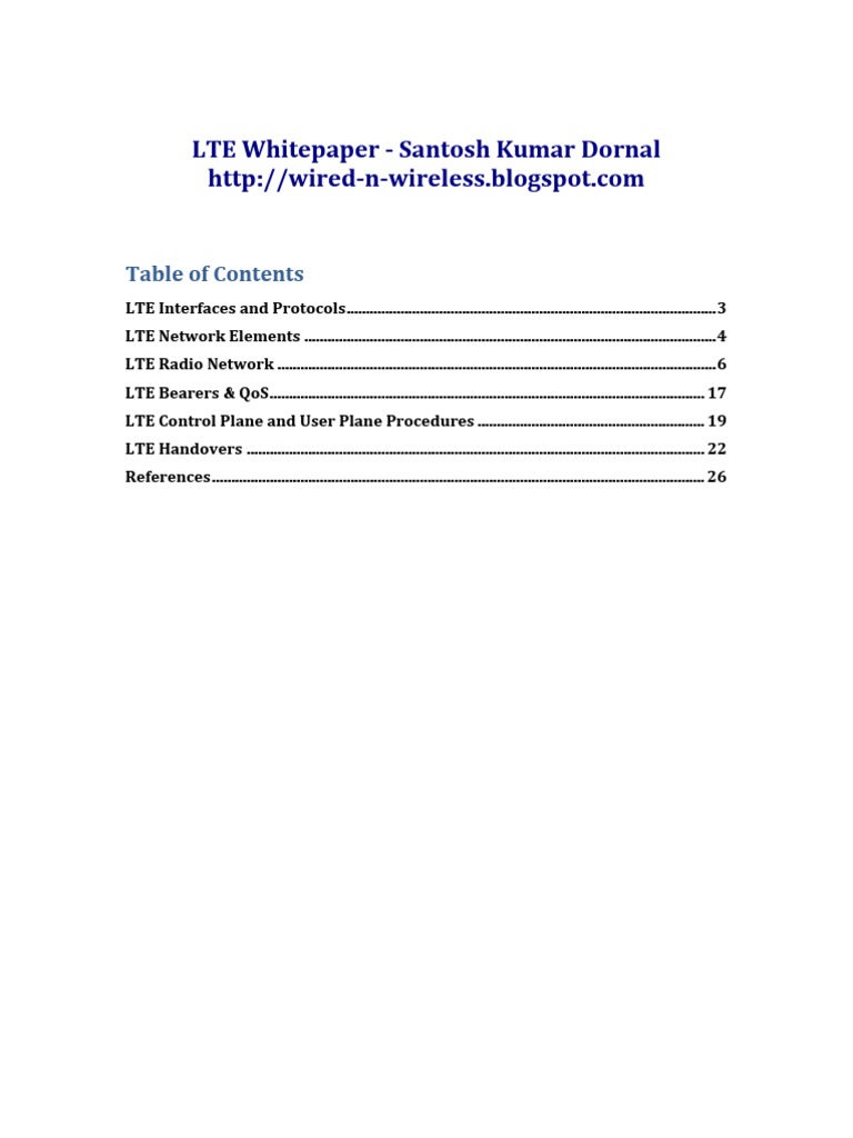 LTE Traffic Flow Template Overview | PDF | Modulation | Mimo