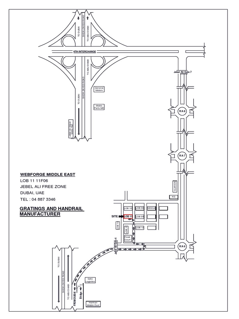 Location Map From Gate 4 | PDF | Business | Home & Garden