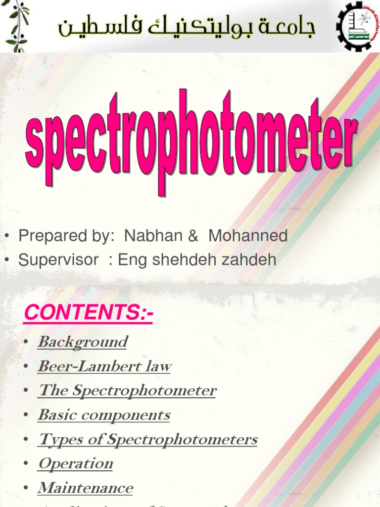 Spectrophotometer | PDF | Absorbance | Energy Level