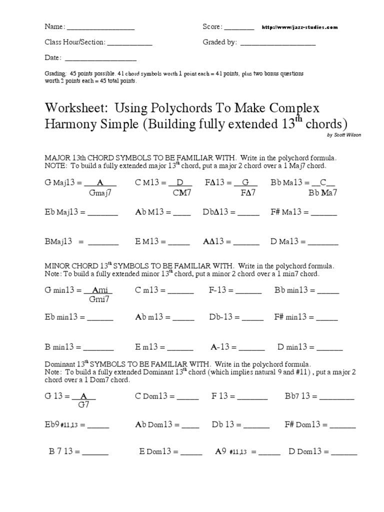 Scott W. Extended Chords | PDF
