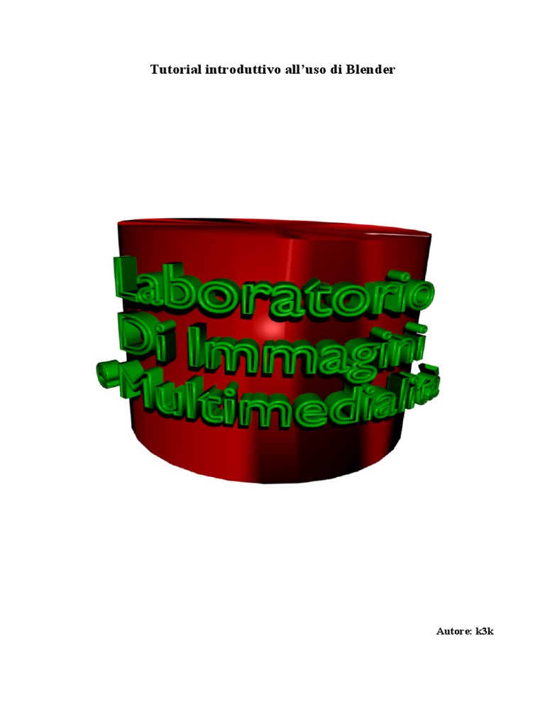Tutorial Blender Pdf