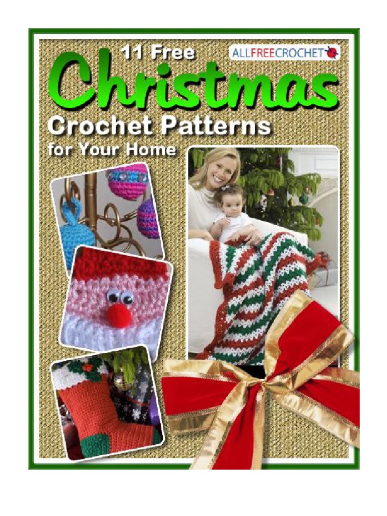 11 Free Christmas Crochet Patterns For Your Home Ebook | PDF