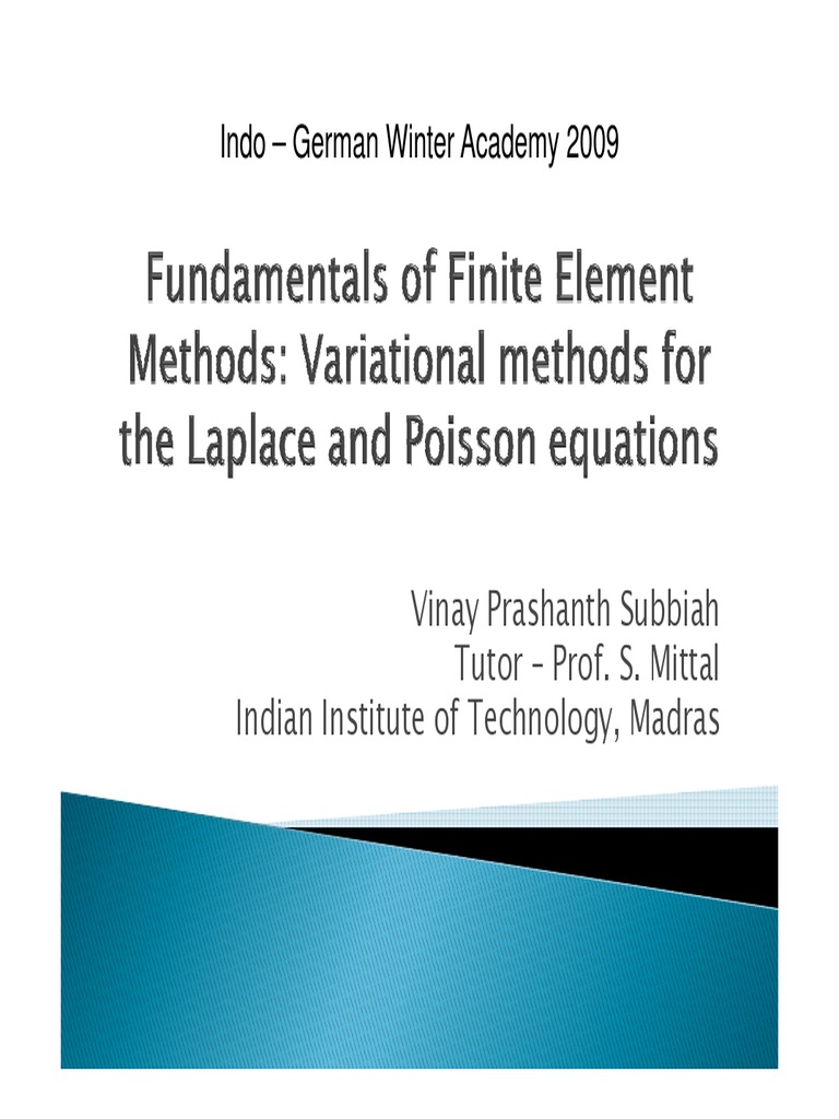 FEA basics | Calculus Of Variations | Finite Element Method