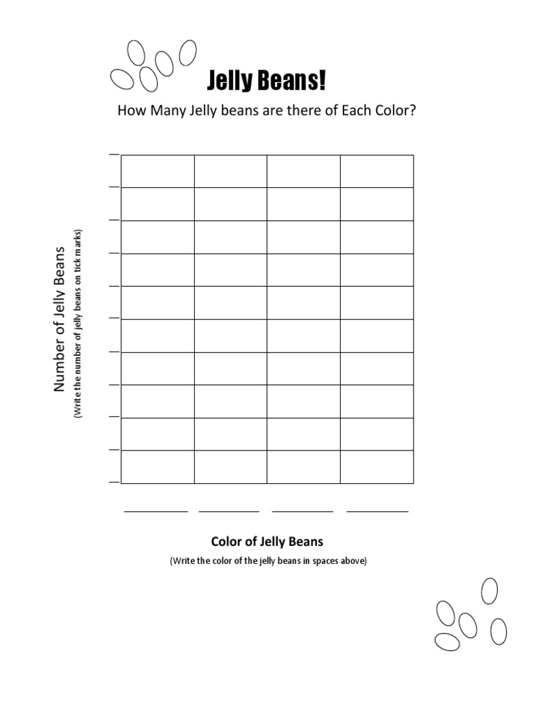 Jelly Beans!: How Many Jelly Beans Are There of Each Color? | PDF