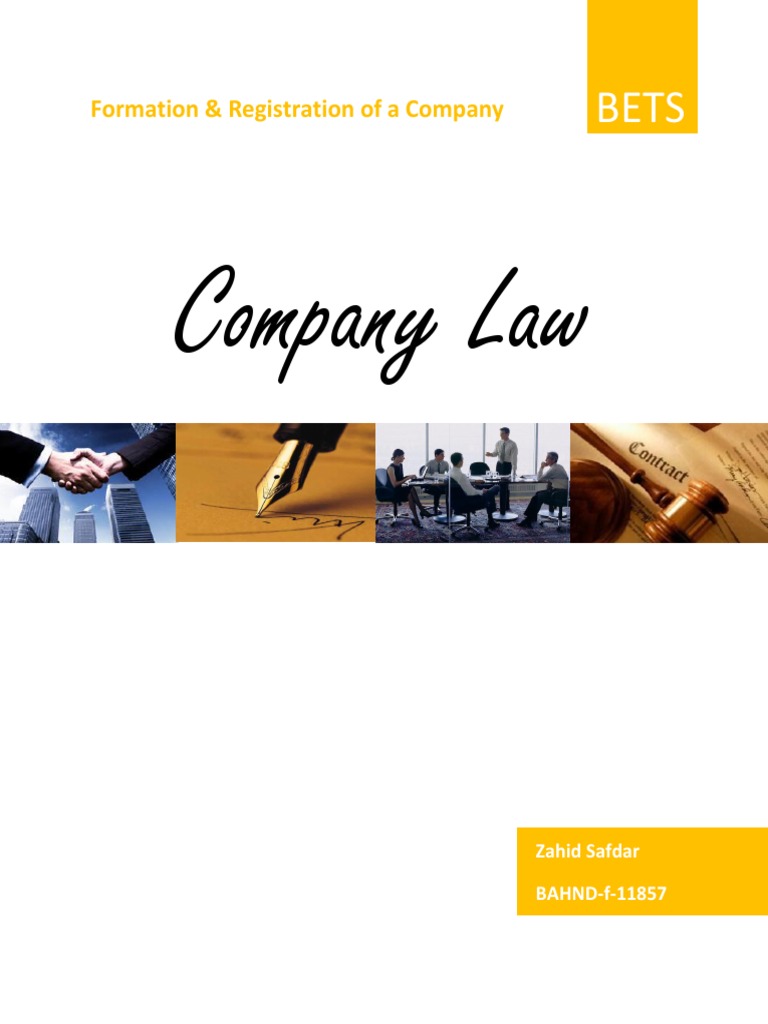 Company Law | PDF | Corporations | Legal Personality
