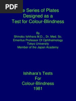 Ishihara 38 Plate Instructions | PDF | Vision | Color