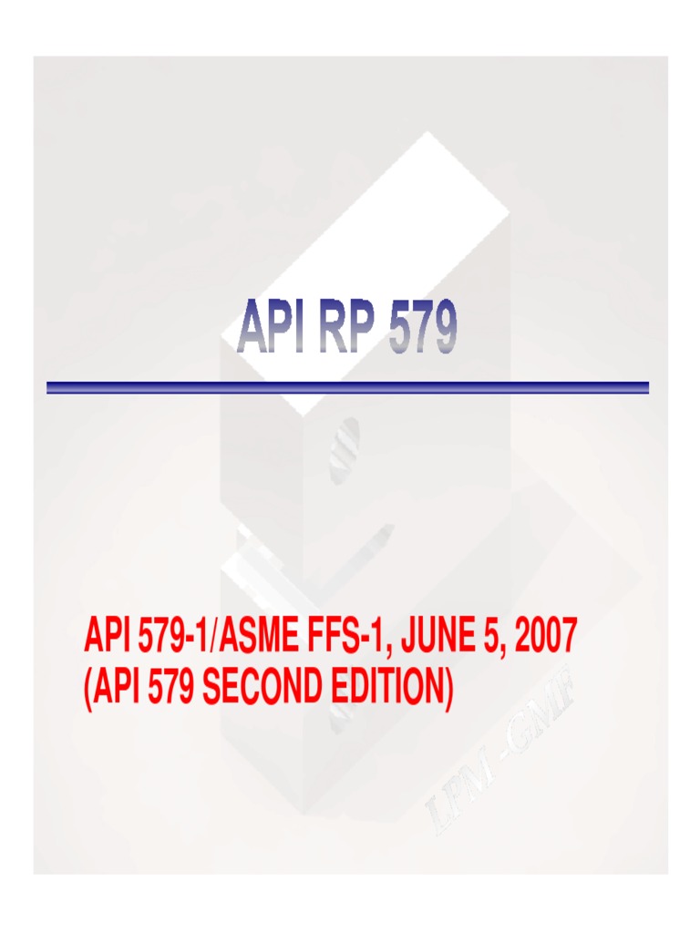 API579 | PDF | Soldadura | Construcción