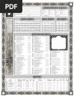 Delta Green Character Sheet | PDF | Games & Activities | Young Adult