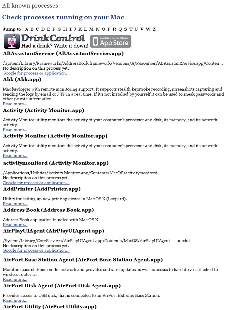 Overview of Mac OS Processes | PDF | Mac Os | Operating System