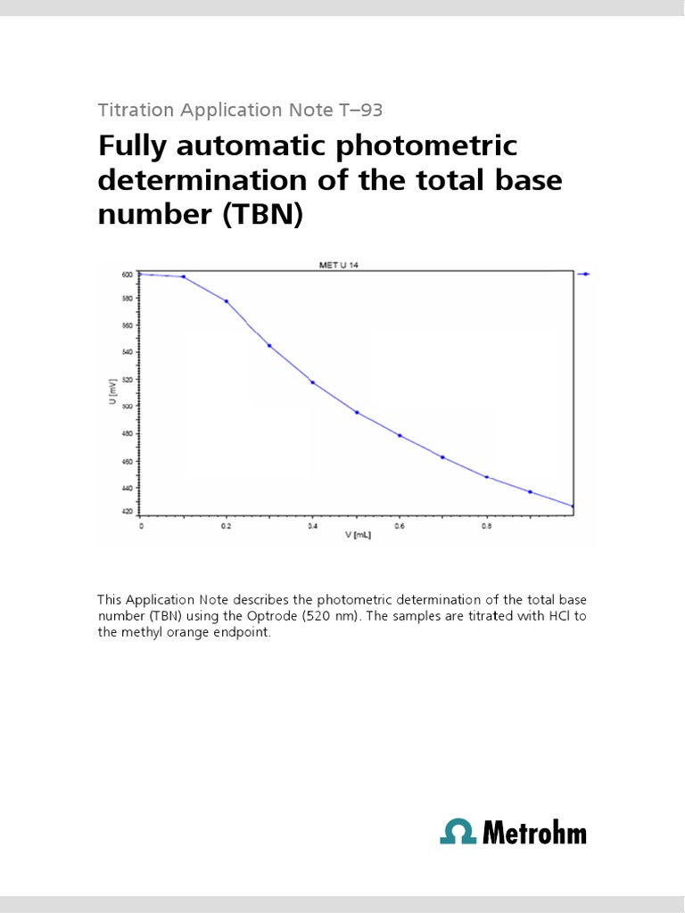 Titration Application | PDF | Science & Mathematics | Technology ...