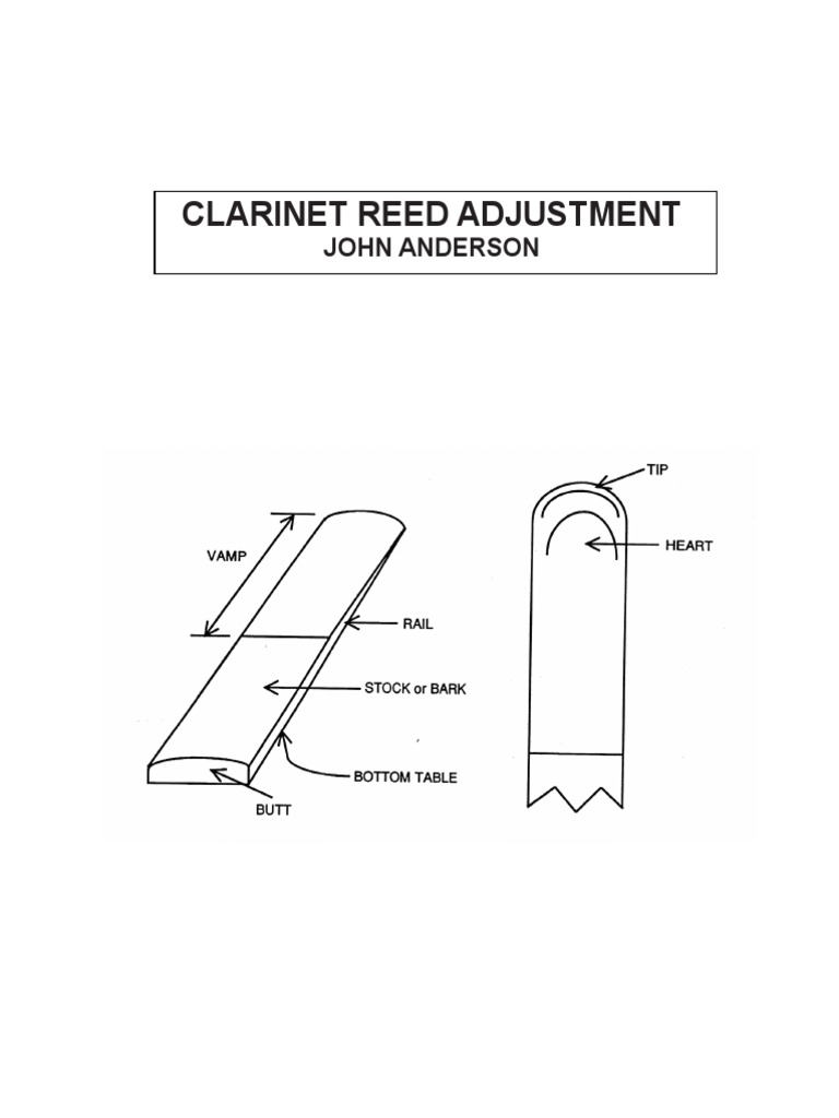 Clarinet Reed Adjustment | PDF | Entertainment (General) | Nature