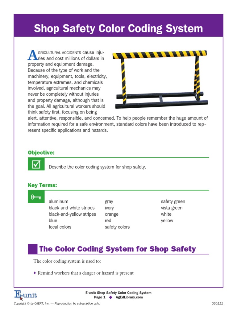 Safety Colors | PDF
