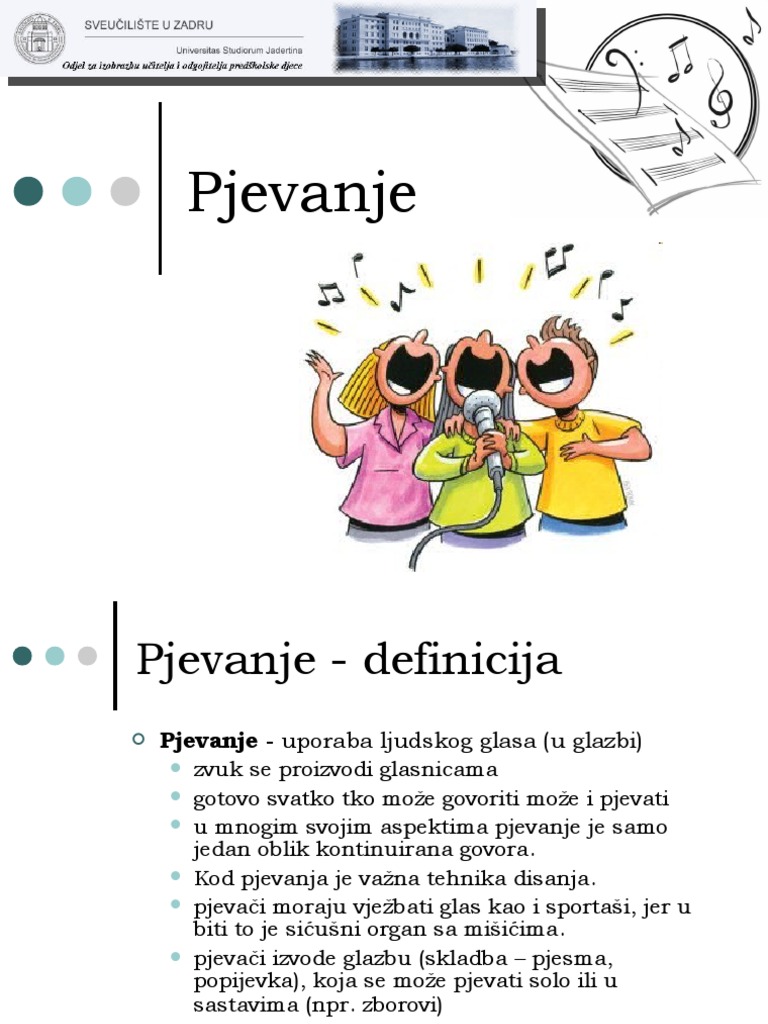 Pjevanje - Metodika II