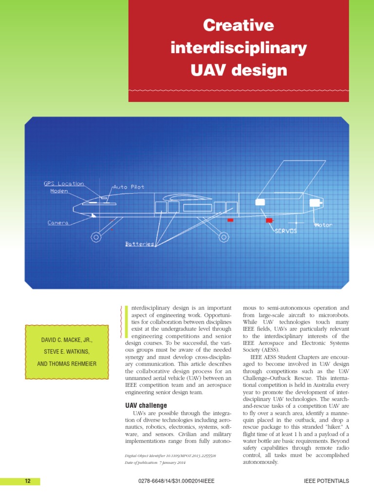 Uav Design | PDF | Unmanned Aerial Vehicle | Airplane