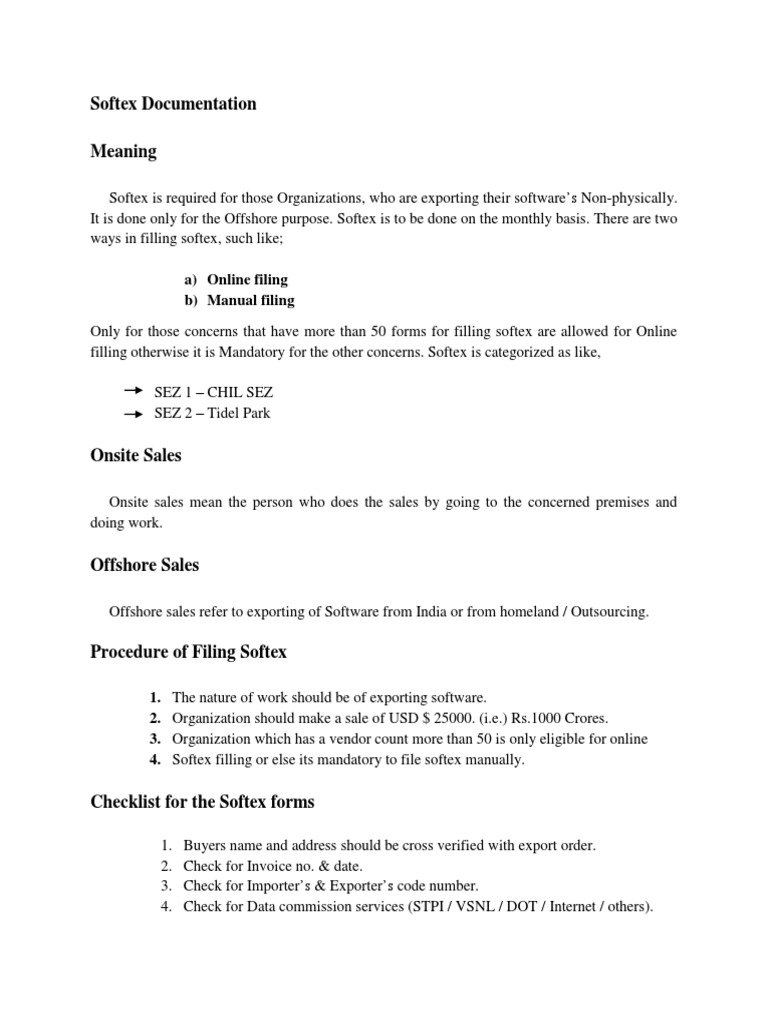 Softex Documentation Guide | PDF | Payments | Invoice