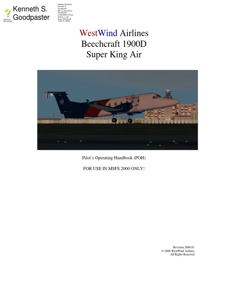 B190 POHbeechcraft | PDF | Takeoff | Flap (Aeronautics)