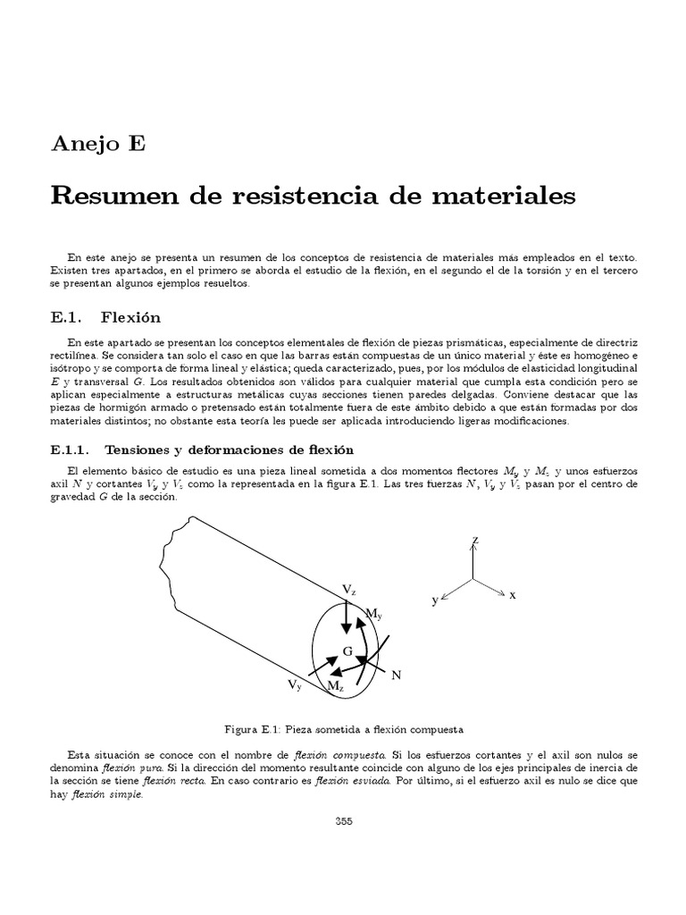 Flexión y Torsión | PDF | Doblar | Resistencia de materiales