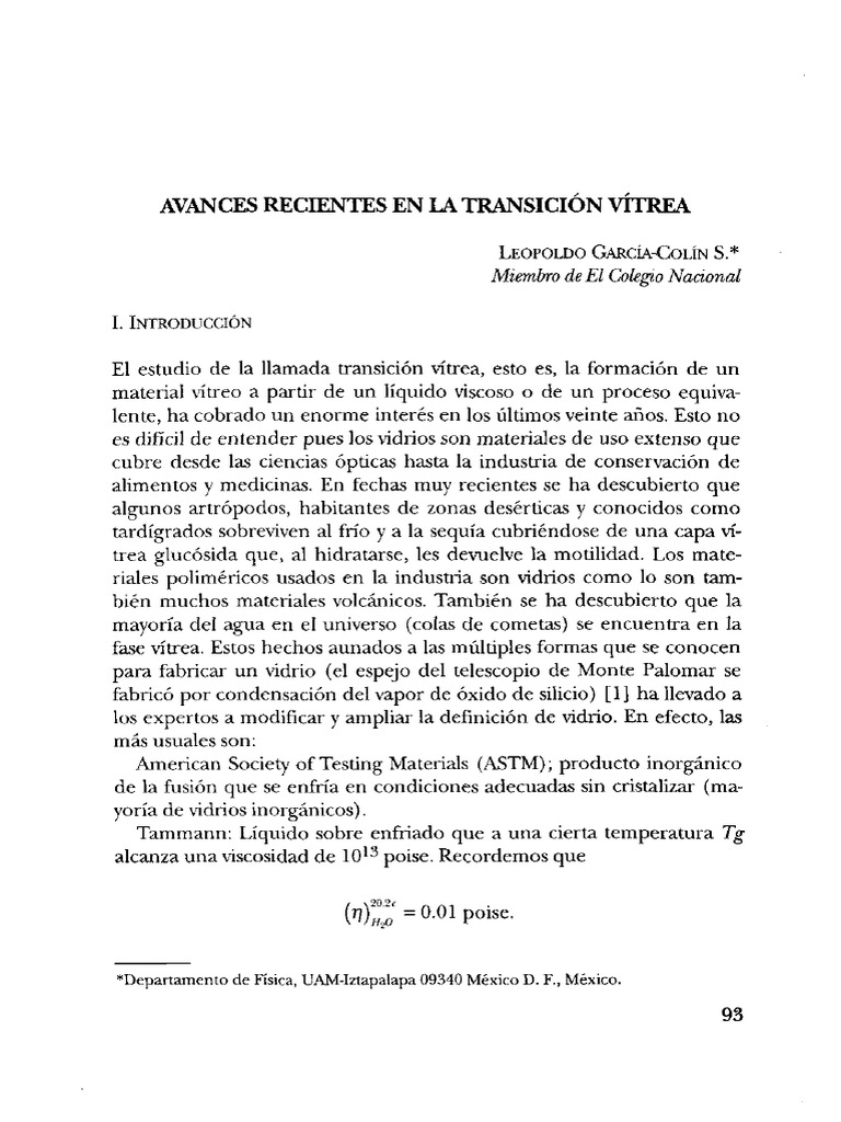 05 - Leopoldo Garcia-Colin Scherer - Avances Recientes en La Transicion ...