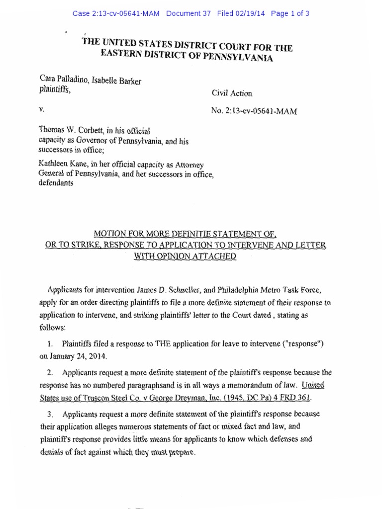 The United States District Court For The Eastern District of ...