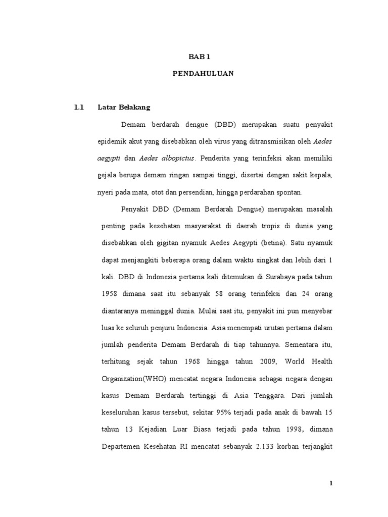 Laporan Penyuluhan DBD | PDF