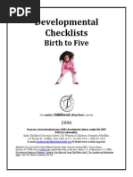 Early Childhood Development Checklist (Deped Revised 2015) | PDF ...