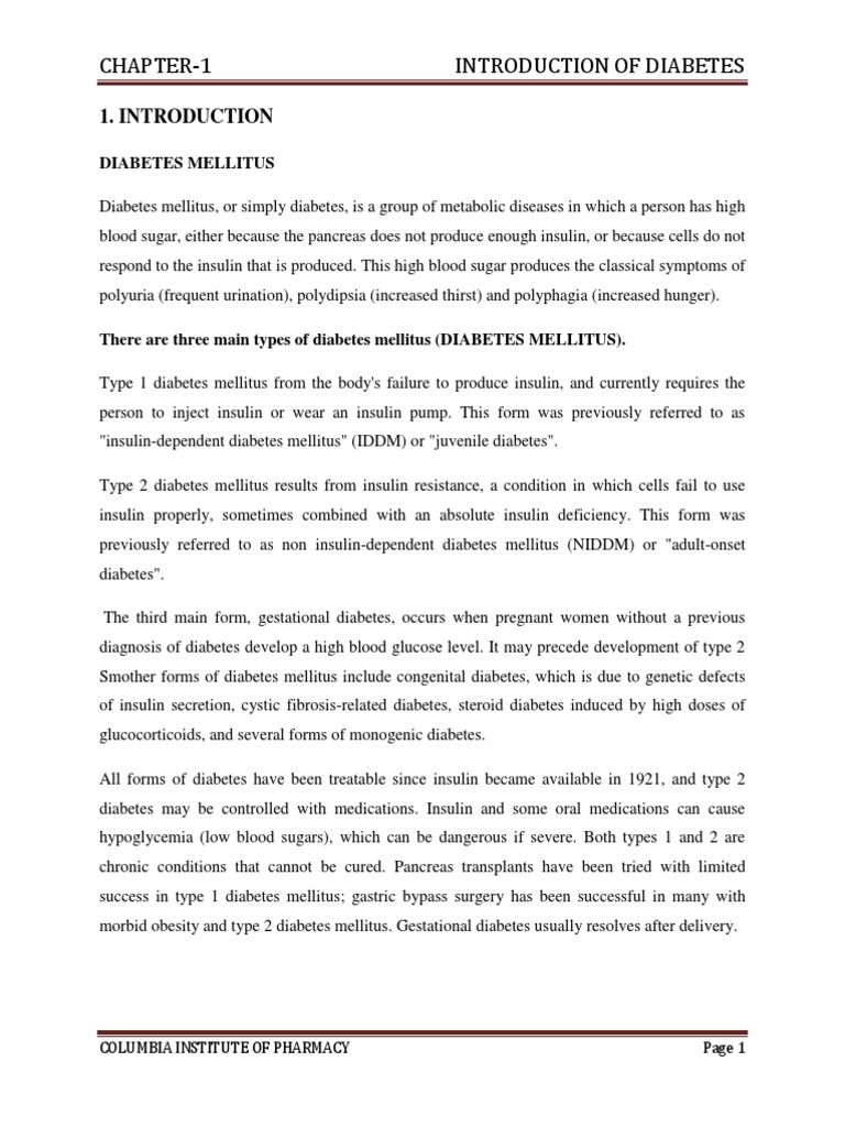 Introduction to Diabetes | Diabetes Mellitus | Diabetes Mellitus Type 2