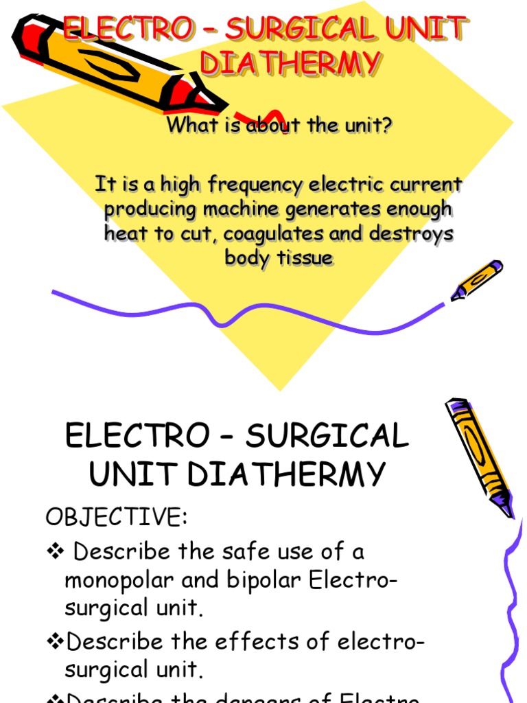 Electro - Surgical Unit Diathermy | PDF | Manufactured Goods | Medicine