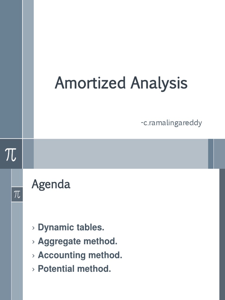 An In-Depth Explanation of Amortized Analysis Techniques for Dynamic Data Structures | PDF ...