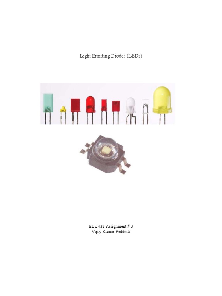 LED Principles and Circuit Design | PDF