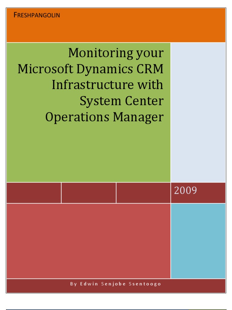 SCOM in A Dynamics CRM Architecture | PDF | Server (Computing) | Active Directory