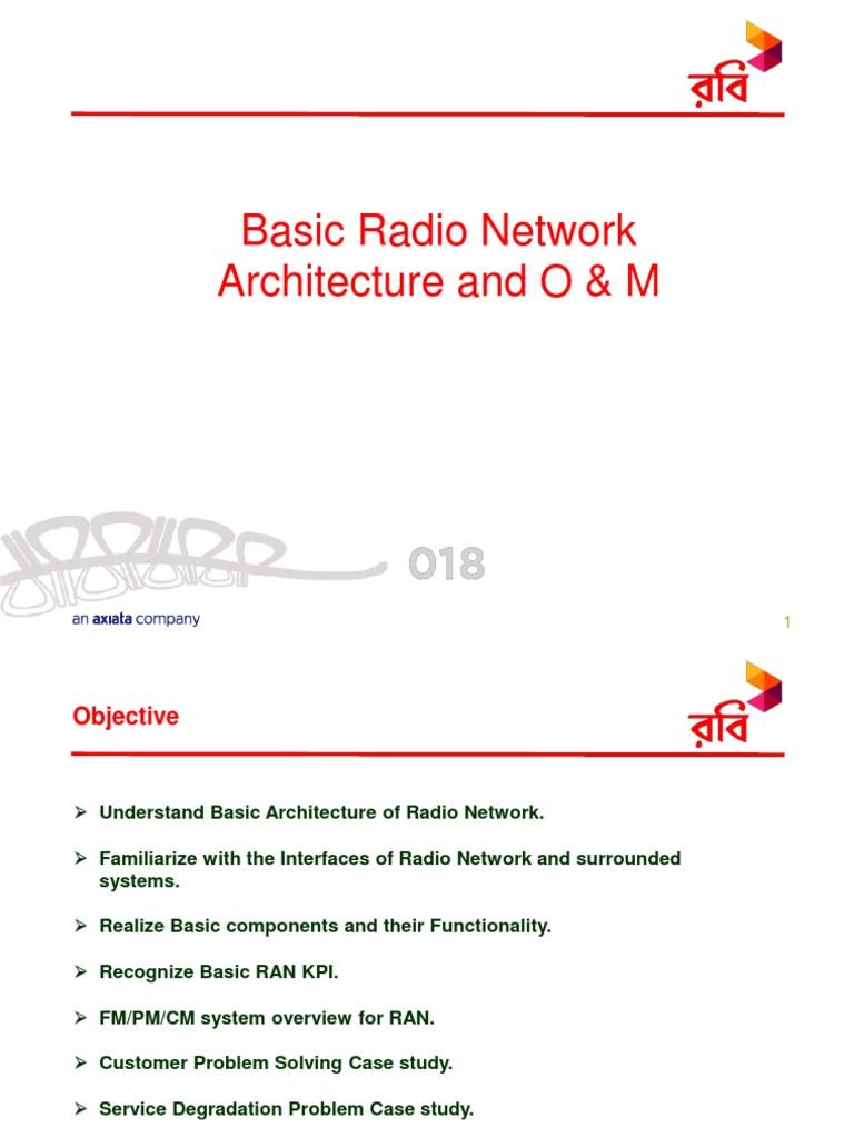 Basic RAN Architecture and O&M | PDF | Telecommunications | Radio