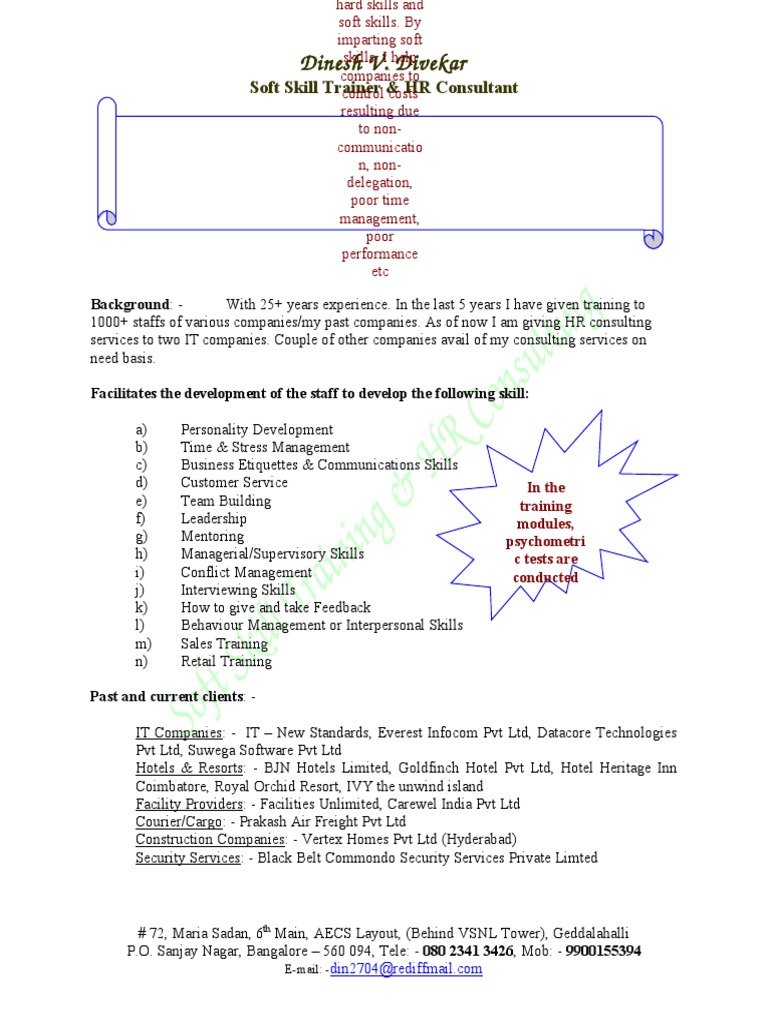 Soft Skill Training e Brochure 760 | PDF | Academic Discipline ...