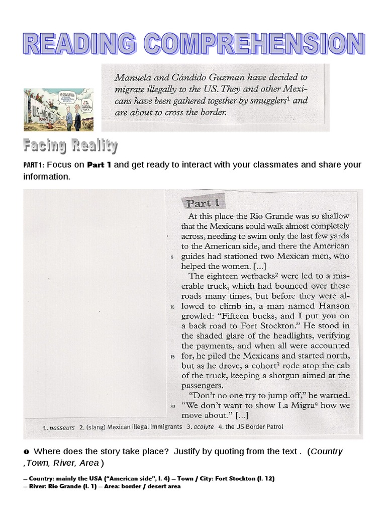 A Hard Path To Hope Facing Reality Reading Comprehension Answer Key ...