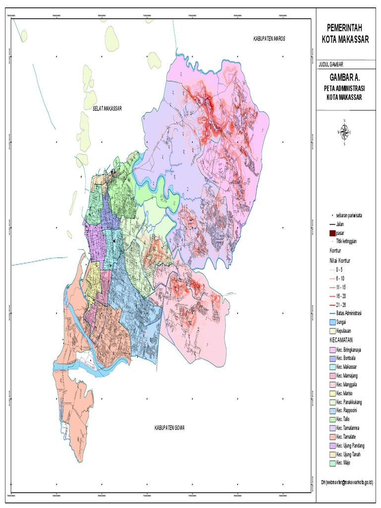 Peta Administrasi Makassar (Skala - 40.000) | PDF
