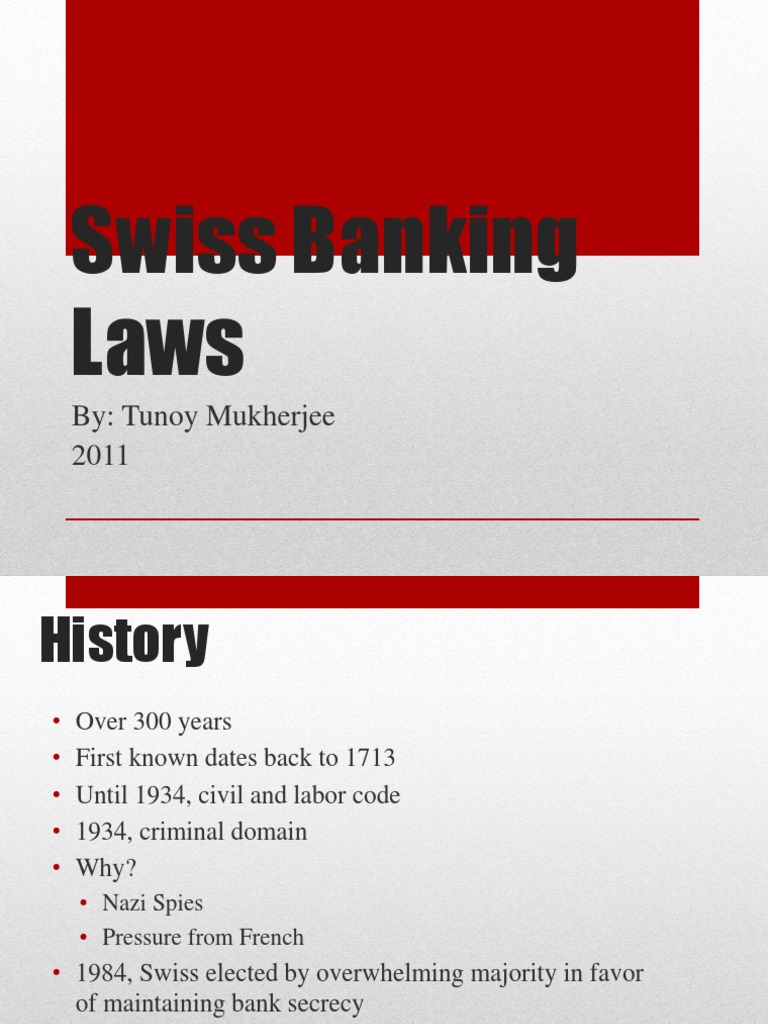 Swiss Bank Laws | PDF | Bank Secrecy | Money Laundering