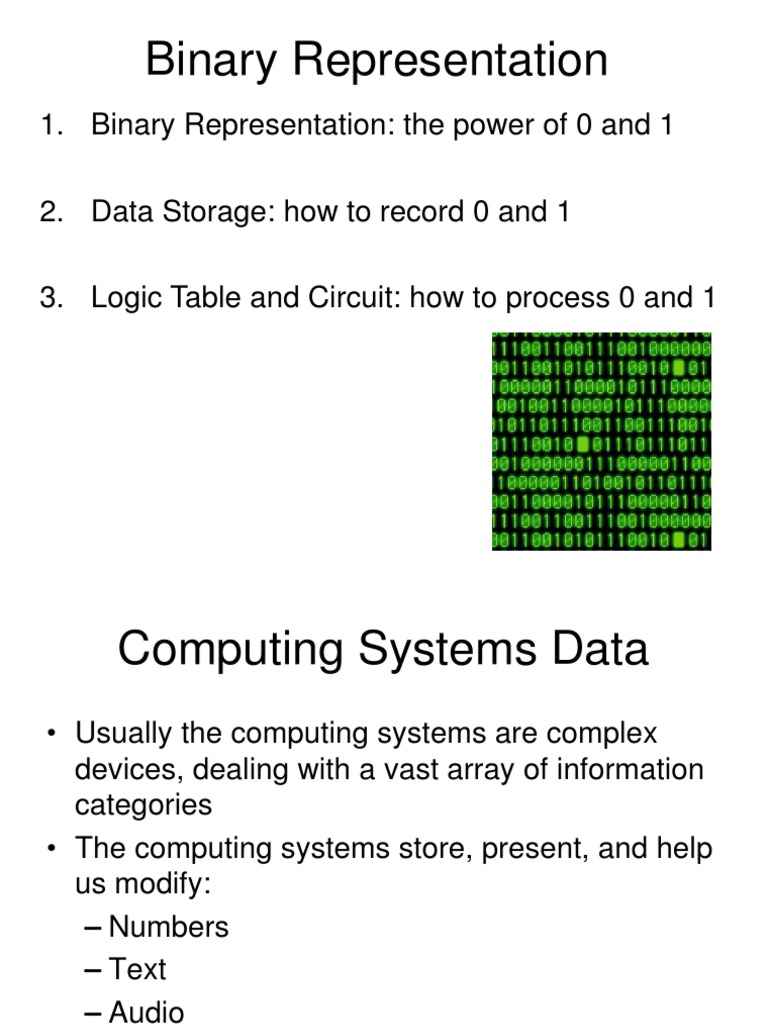 Binary Representation | PDF | Bit | Rgb Color Model