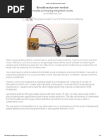 ELEGOO MEGA Kit Breadboard Power Supply Module | PDF | Home & Garden