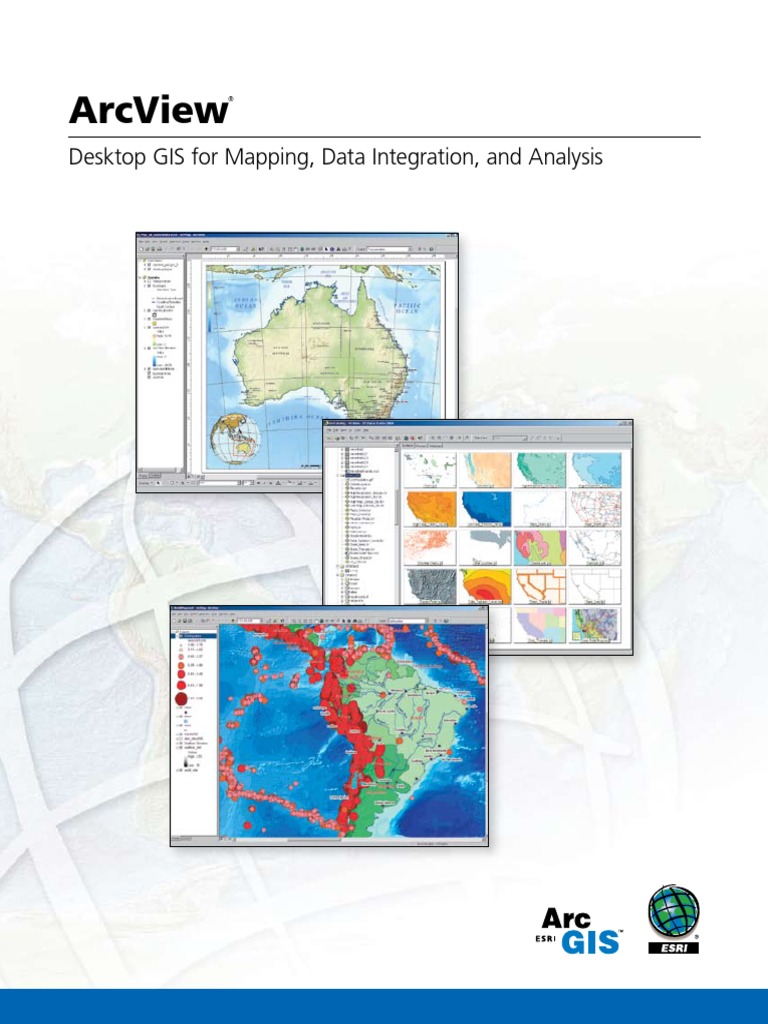 Arcview: Desktop Gis For Mapping, Data Integration, and Analysis | PDF ...