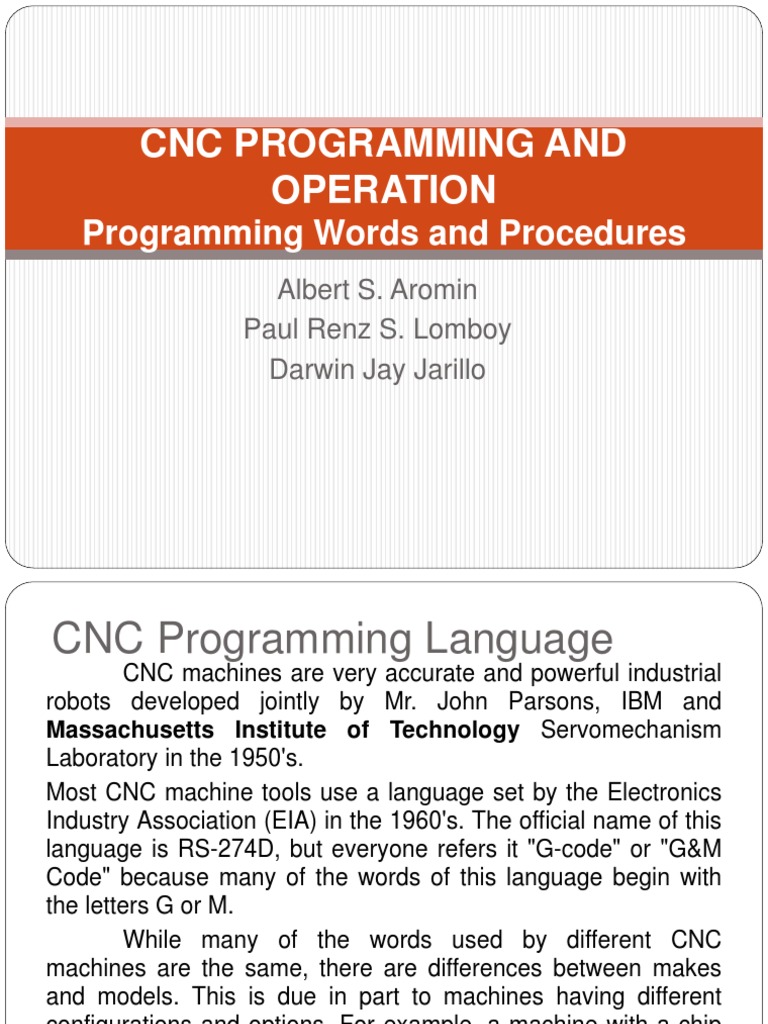 CNC Programming and Operation | PDF | Numerical Control | Drill