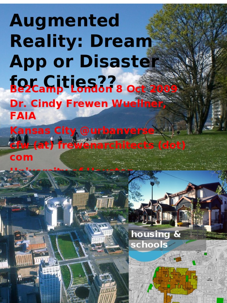 Augmented Reality: Dream App or Disaster For Cities??8 Oct 2009 | PDF ...