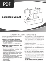 Singer M3220 Sewing Machine Instruction Manual | PDF | Sewing Machine ...