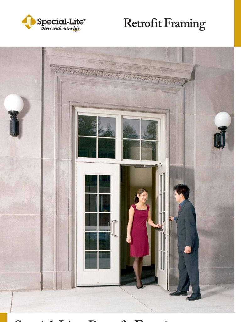 Special-Lite Retrofit Framing Brochure | PDF | Door | Building Engineering
