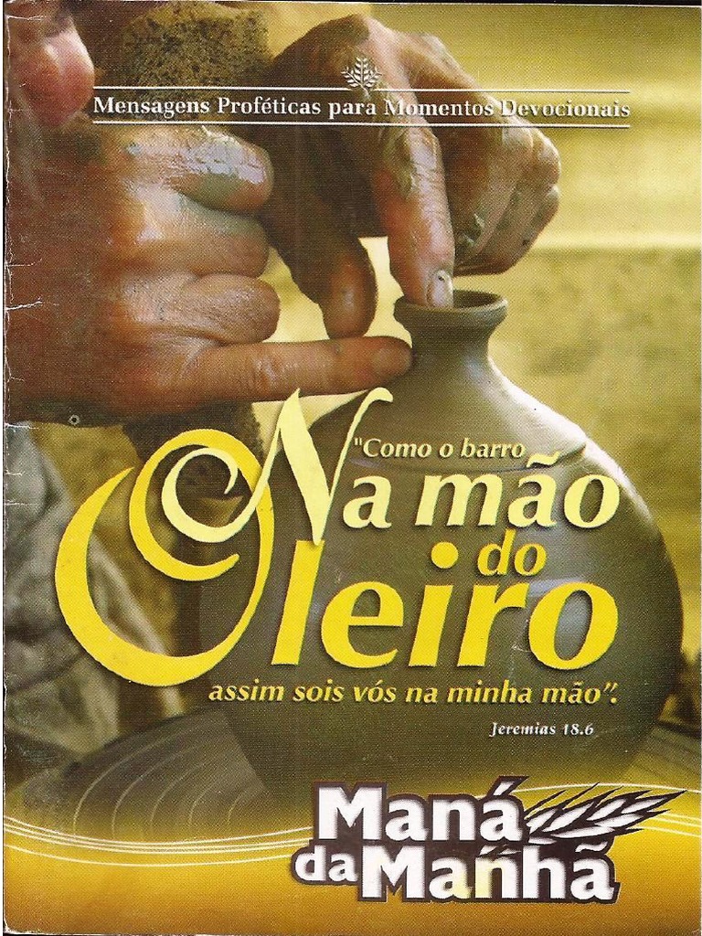 Como Vaso Nas Maos Do Oleiro Pdf Jesus Oração