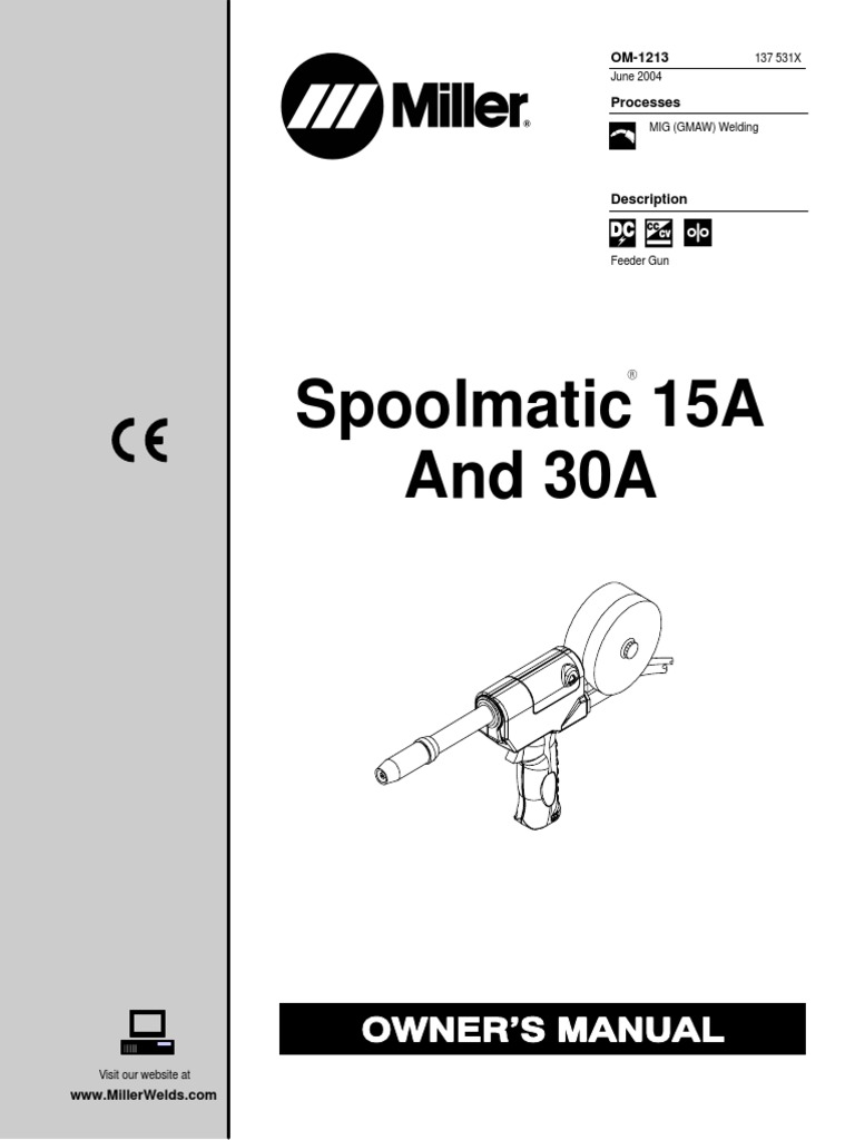 Spoolmatic 30A | PDF | Welding | Construction