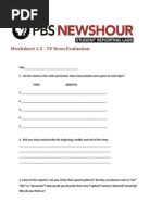CNN 10 Guided Worksheet | PDF