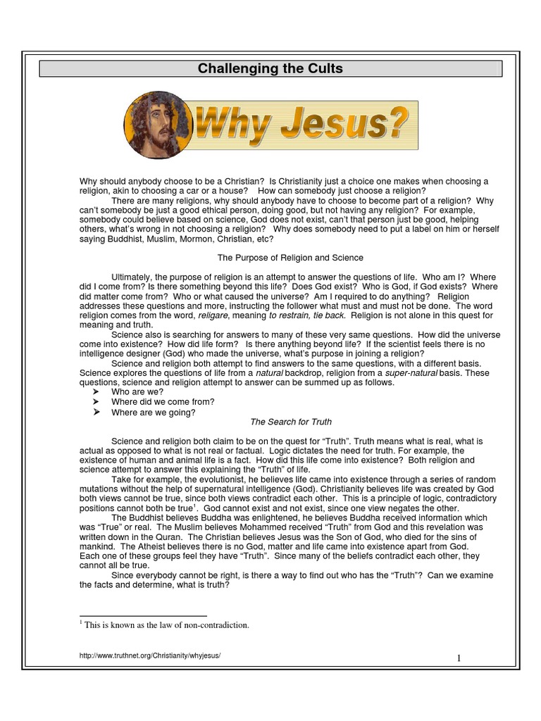 Challenging The Cults: The Search For Truth | PDF | Eternal Life ...